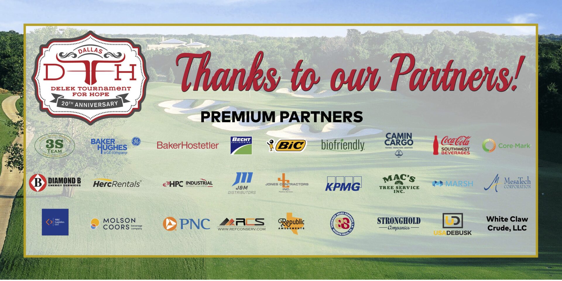 2023 Wall of Hope Dallas | Corporate Partners | Delek Fund For Hope